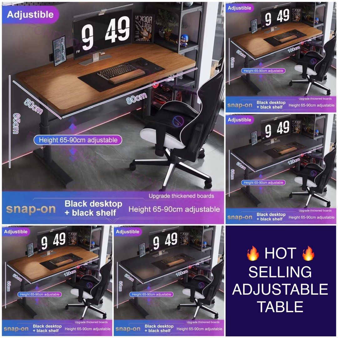Study Table | Electric Height Adjustable Table | Ergonomic Standing ...