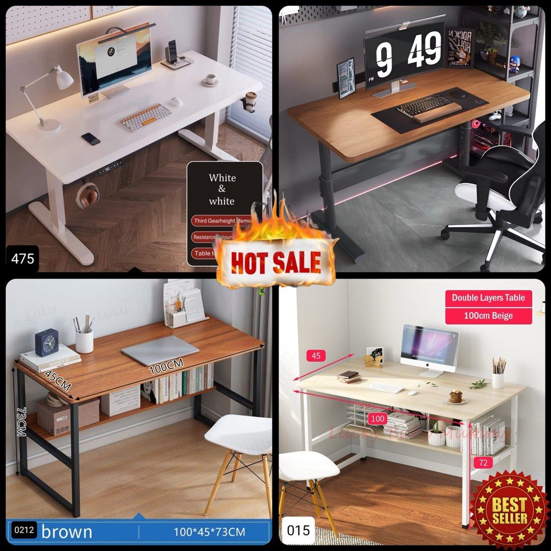 Study Table | Electric Height Adjustable Table | Ergonomic Standing ...