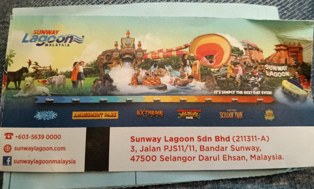 Sunway Lagoon Malaysia Ticket, Tickets & Vouchers, Local Attractions ...