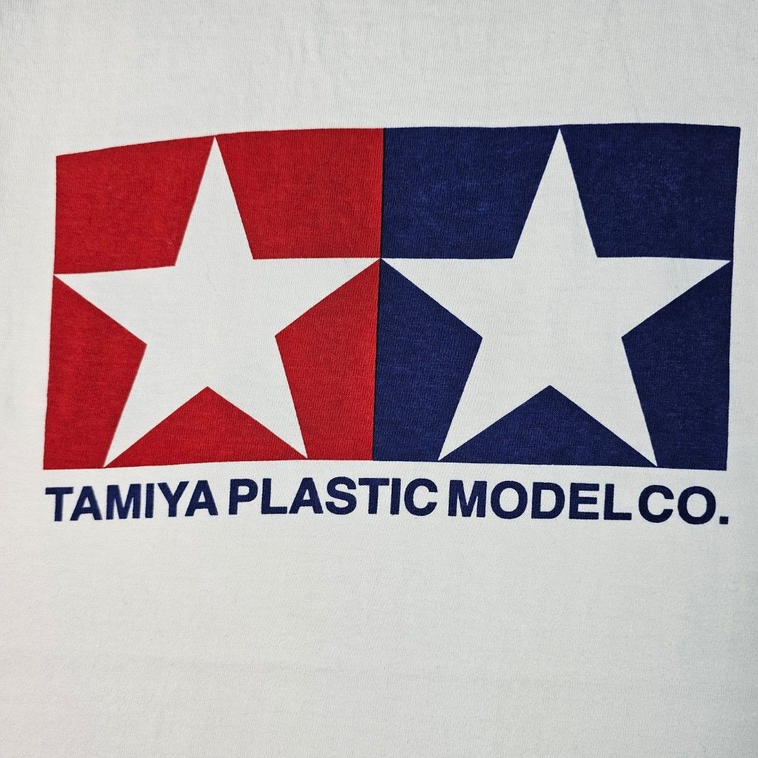 Tamiya Original Goods T-shirt White Official Logo Japan, Men's Fashion ...