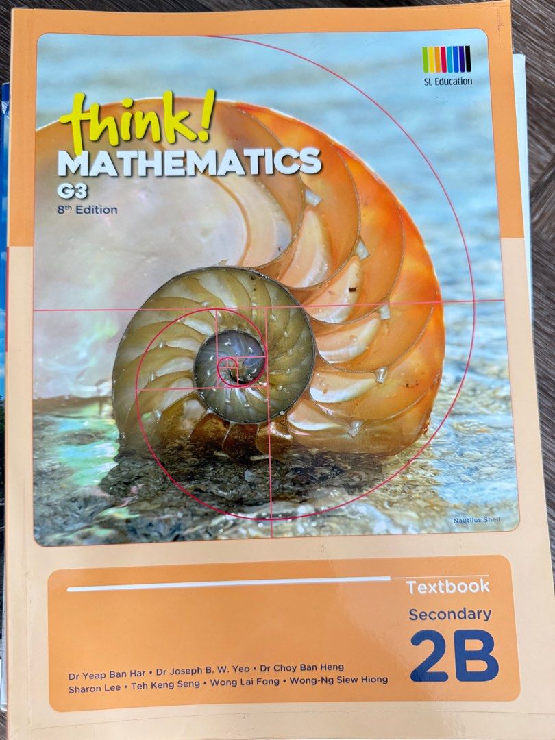 Think! Mathematics G3 Textbook Secondary 2A/2B, Hobbies & Toys, Books ...