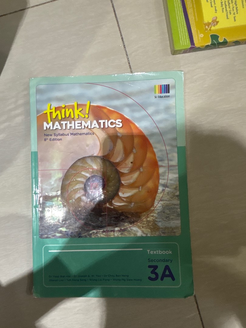 Think! Mathematics Textbook Secondary 3A/3B, Hobbies & Toys, Books ...
