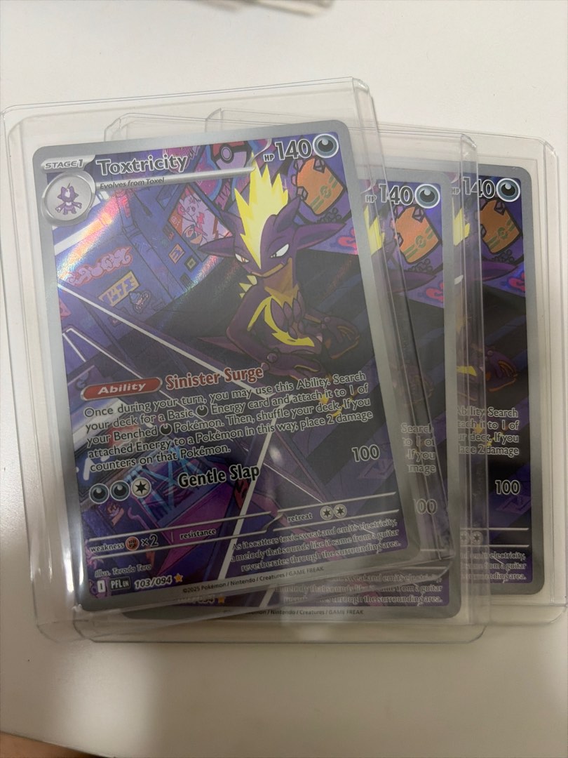 Toxtricity Pokemon Card, Hobbies & Toys, Toys & Games on Carousell