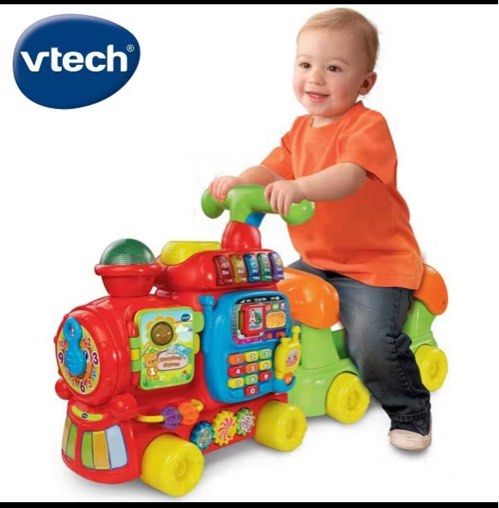 VTech Baby Push & Ride Alphabet Train, Babies & Kids, Infant Playtime ...