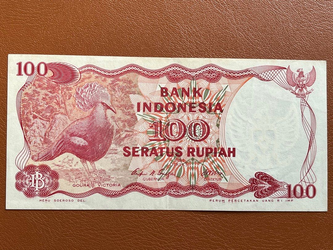 1984 Indonesia 100 Rupiah Banknote, Hobbies & Toys, Memorabilia ...
