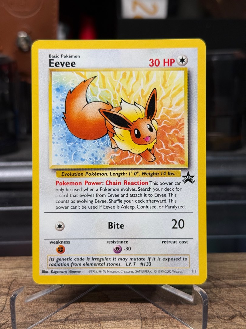 2000 Pokemon Eevee jr stamp rally promo NM Trading Card, Hobbies & Toys ...