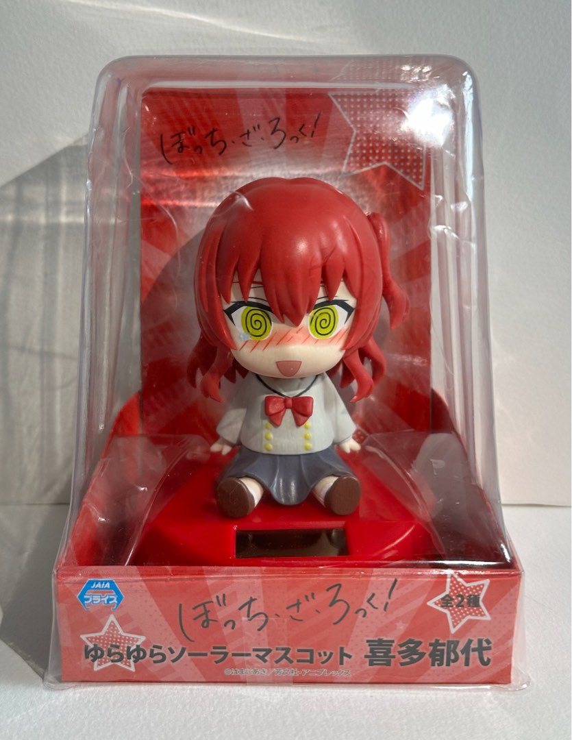 日版 Bocchi The Rock! Yamada Ryo Figure 孤獨搖滾 喜多郁代 太陽能 搖頭公仔 搖擺娃娃, 興趣及遊戲 ...