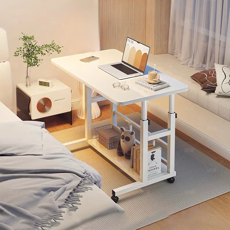 Adjustable Height Bedside Table | Rolling Mobile Laptop Table | Multi ...