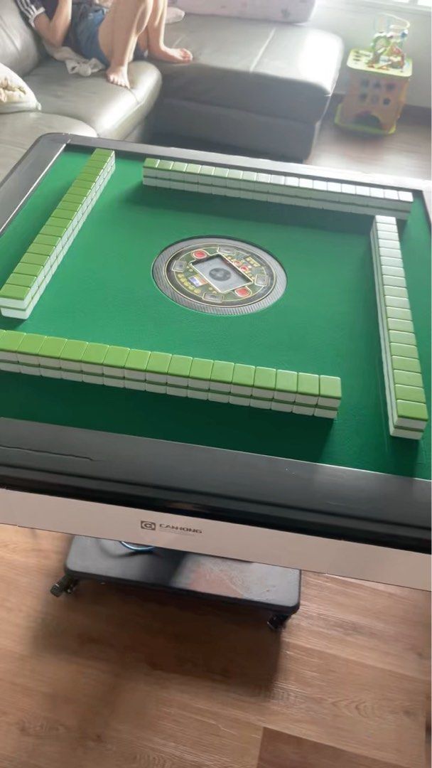 Automatic Mahjong Table with Dice Shuffler, Hobbies & Toys, Toys ...