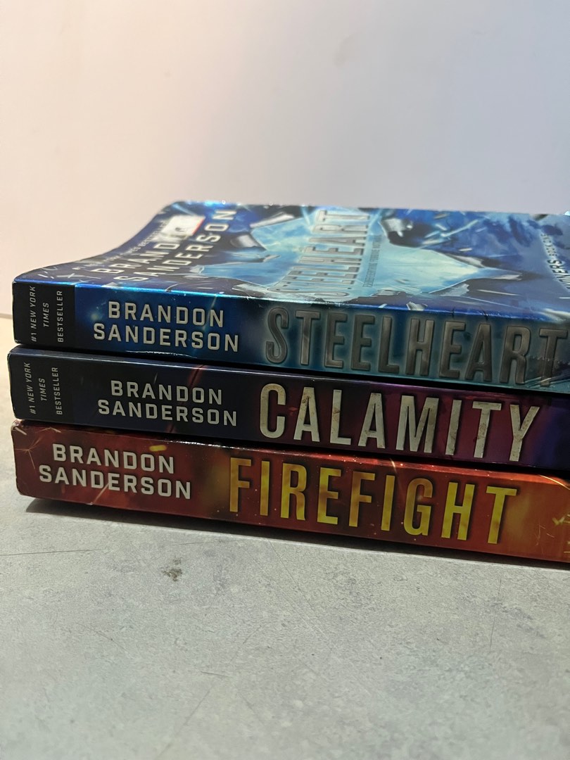 Brandon Sanderson Reckoners Trilogy Complete Set, Hobbies & Toys, Books ...