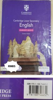 Cambridge IGCSE Malay as foreign language 4 & lower secondary Global English 8 used workbooks ...