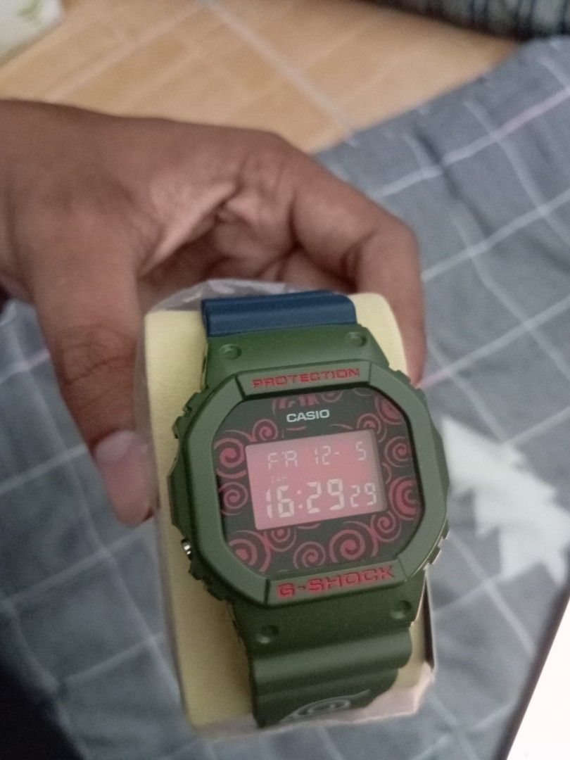 Casio G-Shock x Naruto (Kakashi) DW-5600KAK21, Men's Fashion, Watches ...