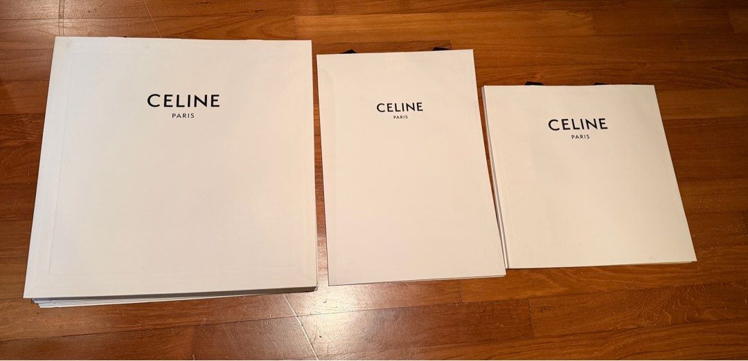 Celine Paper Bags - Various Sizes, Luxury, Accessories on Carousell