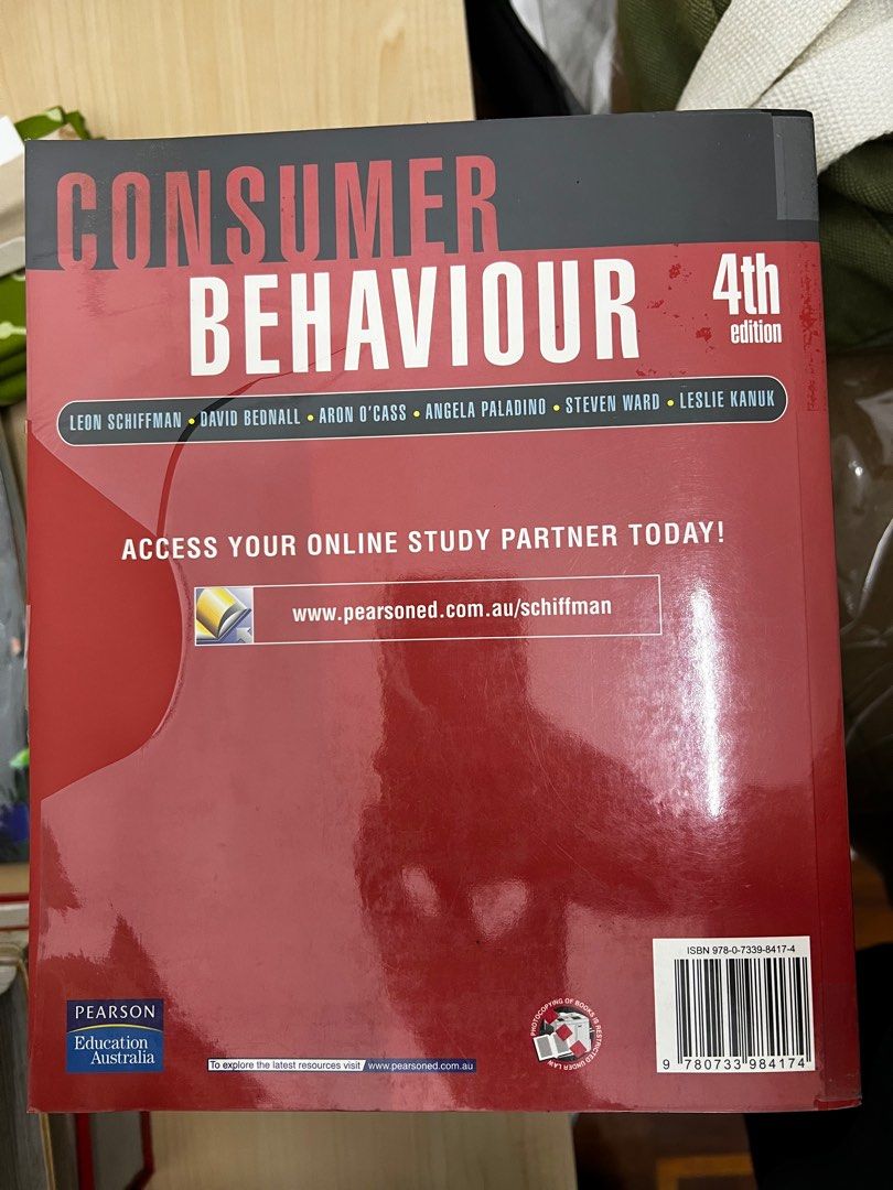 Consumer Behaviour 4th Edition Textbook, Hobbies & Toys, Books ...