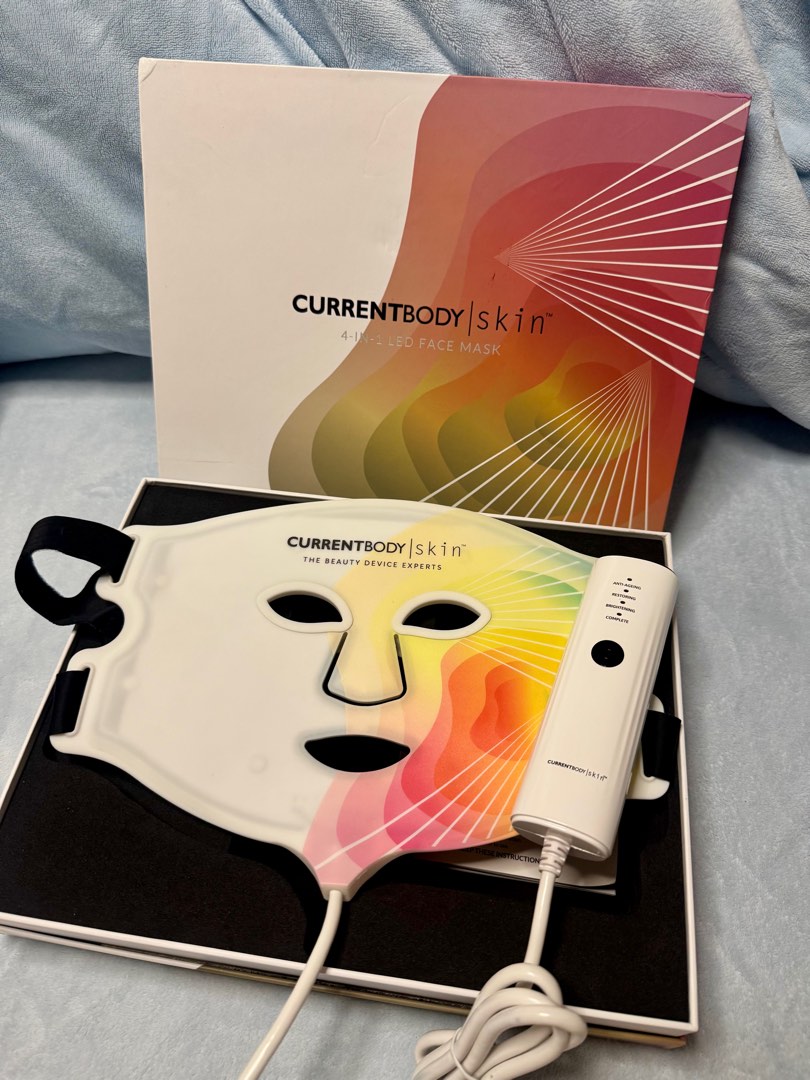 CurrentBody Skin 4 in 1 LED Mask 只用過2-3次, 美容＆個人護理, 健康及美容 - 皮膚護理, 面部 ...