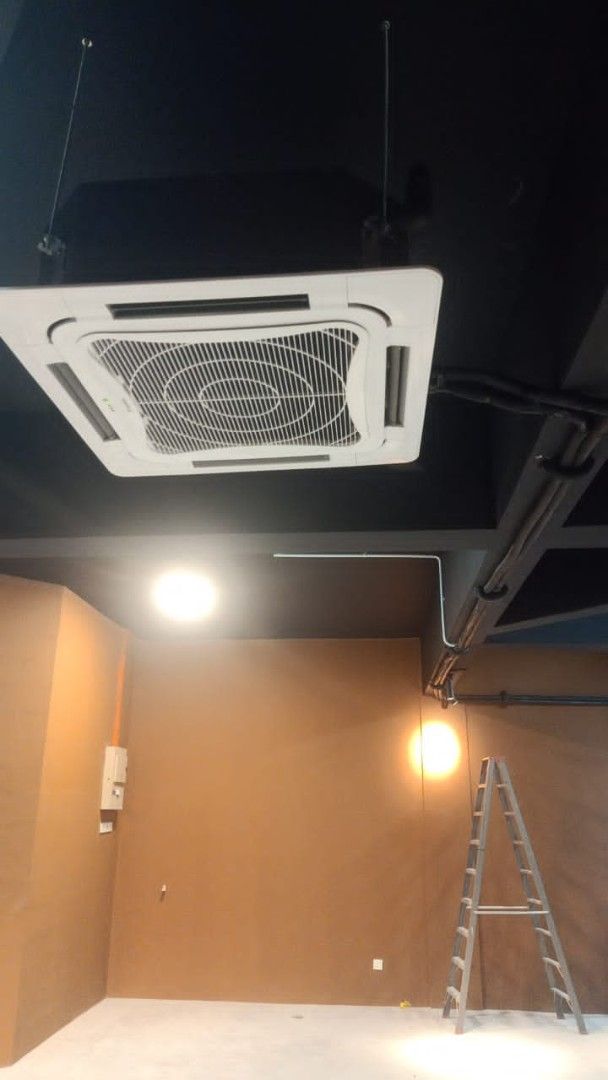 Daikin Ceiling Cassette Aircond 1hp 1.5hp 2hp 2.5hp 3hp 4hp 5hp, TV ...