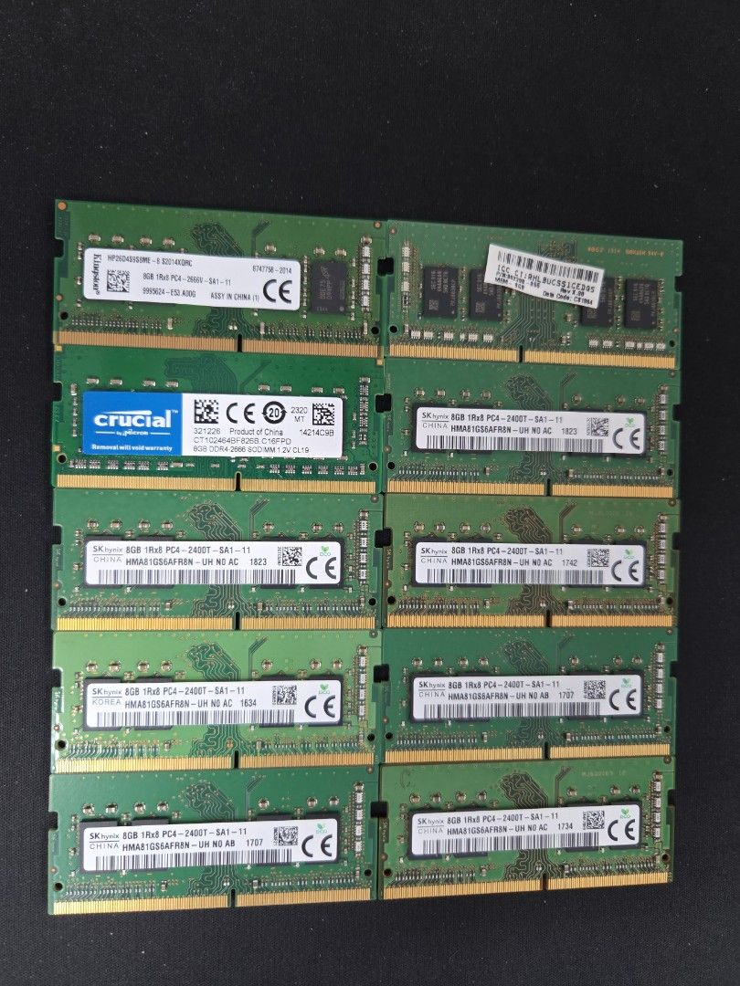 DDR4 RAM Modules - Various Brands, Computers & Tech, Parts ...