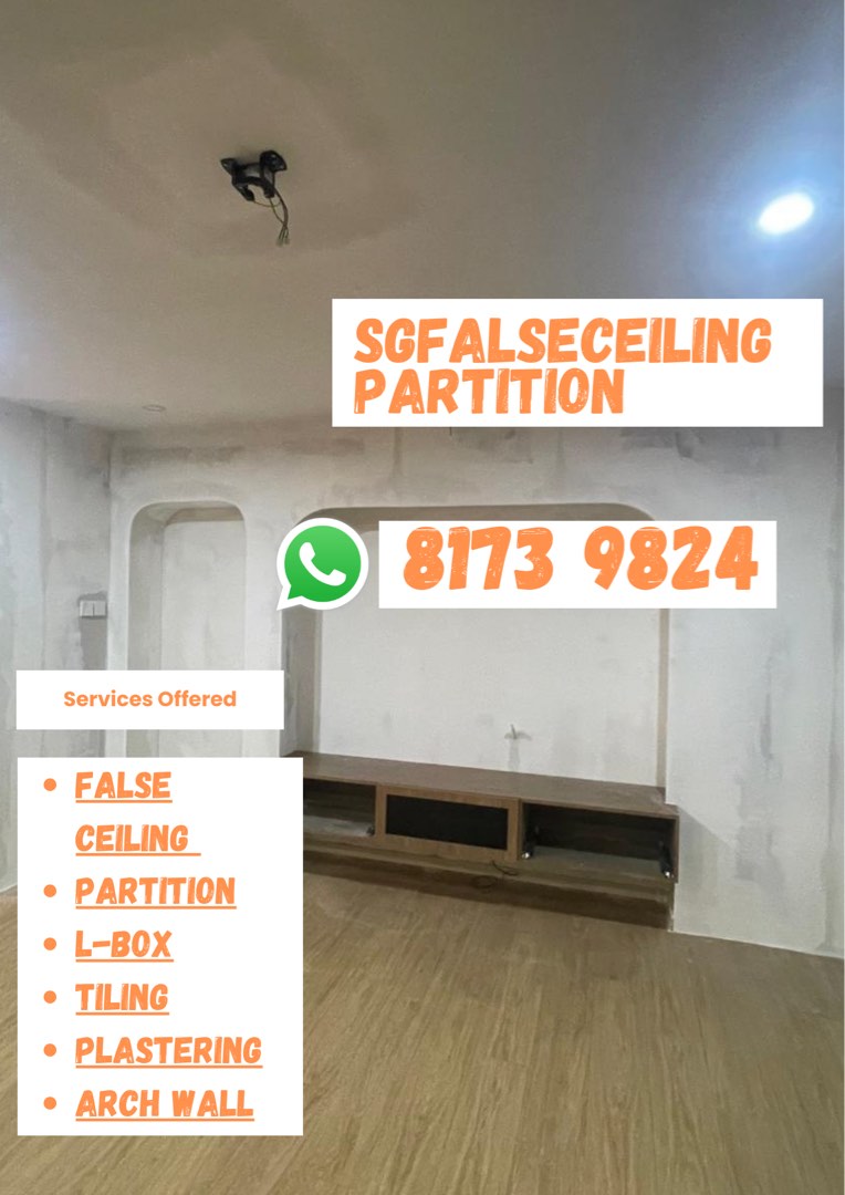 Drywall Partition Contractor: 429 certified services in SG