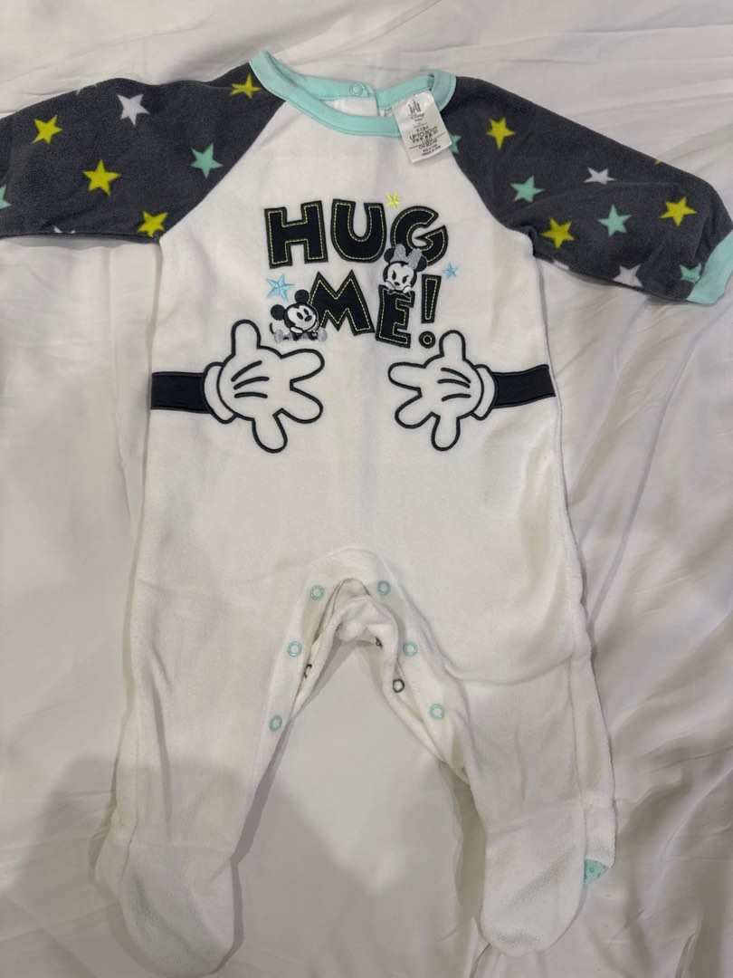 Disney Mickey Mouse Hug Me Baby Onesie, Babies & Kids, Babies & Kids ...
