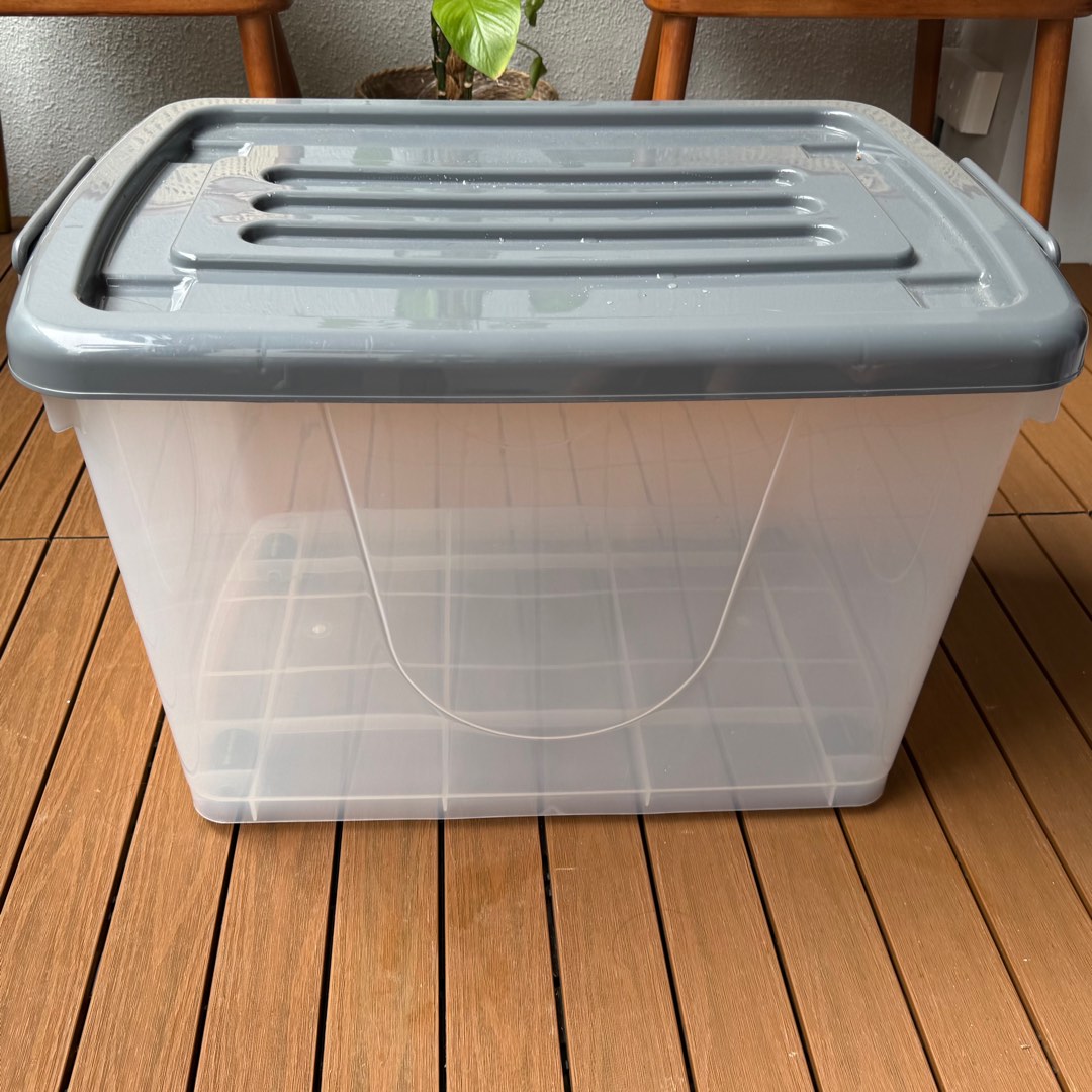 EZ Keep 80L Storage Box, Furniture & Home Living, Home Improvement ...