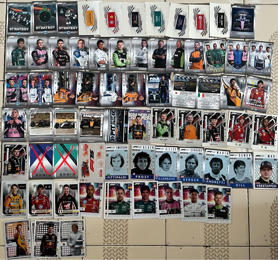 F1 Trading Cards - Assorted Collection, Hobbies & Toys, Toys & Games on ...