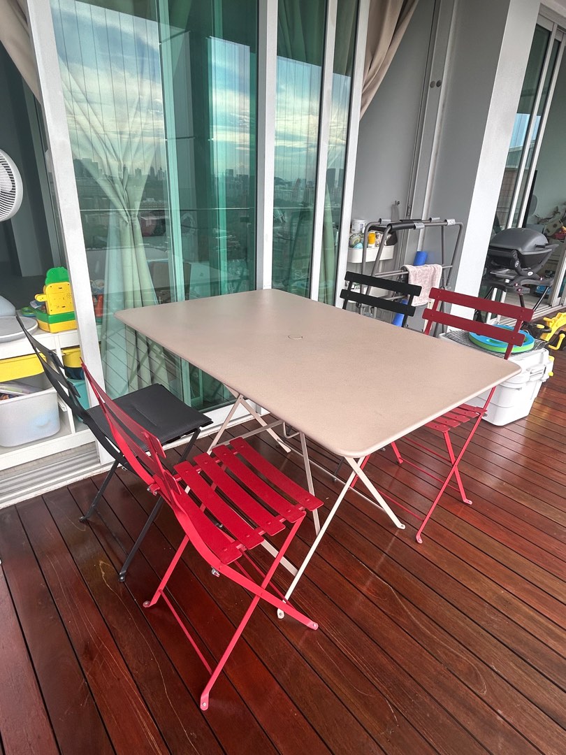 Fermob Bistro Table & Chairs Set, Furniture & Home Living, Furniture ...