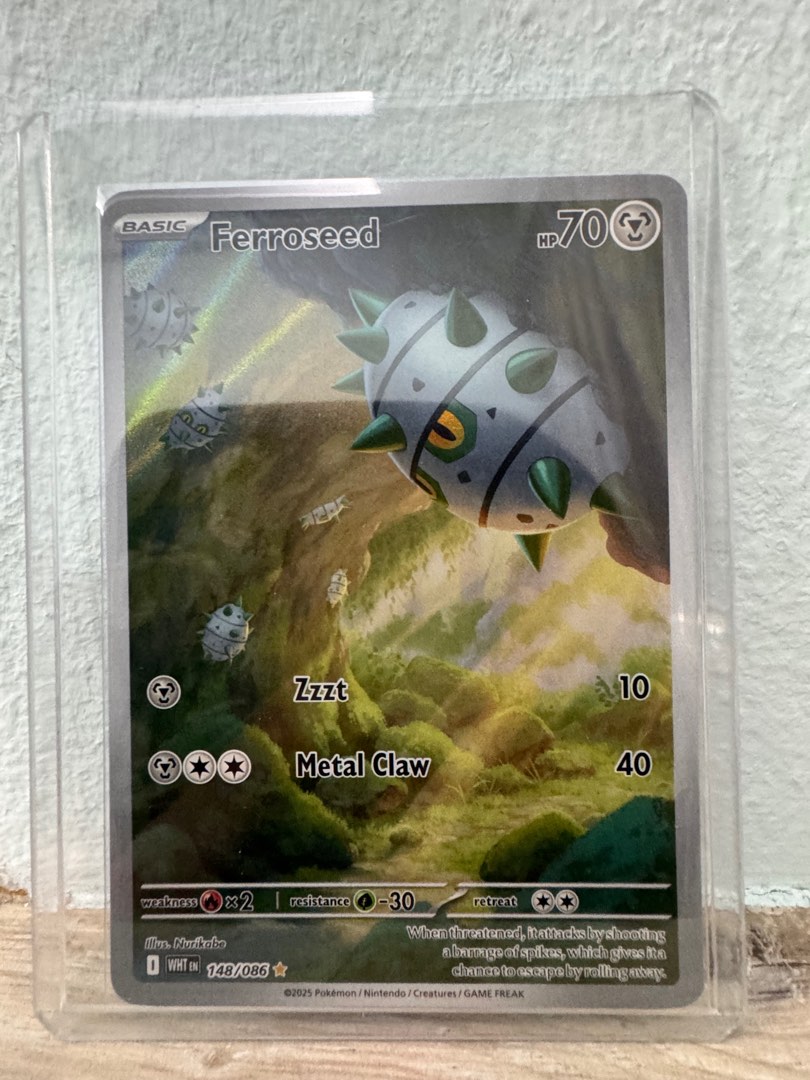 Ferroseed 148/086 - Pokemon Card White Flare, Hobbies & Toys, Toys ...