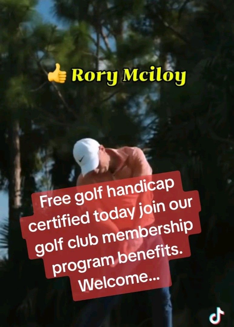 Free golf handicap certified today join our golf club membership ...
