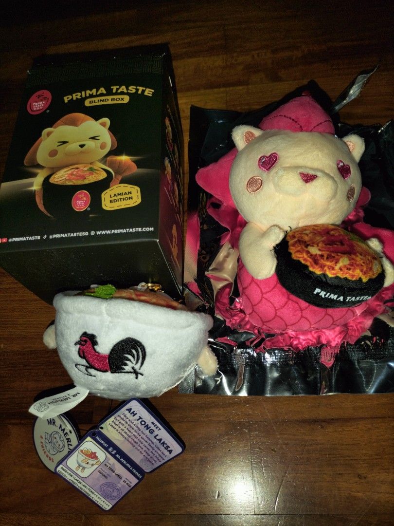 Free Prima Taste Limited Edition Chilli Crab Plush Toy keychain when ...