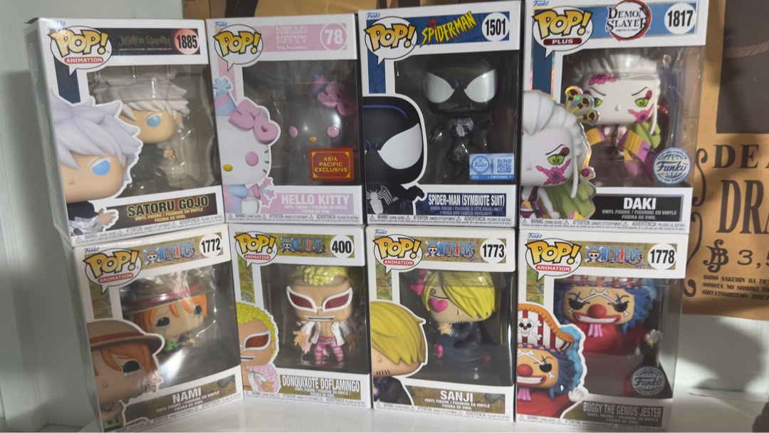 Funko Pop! Animation, Demon Slayer, One Piece, Spider-Man, Hobbies ...