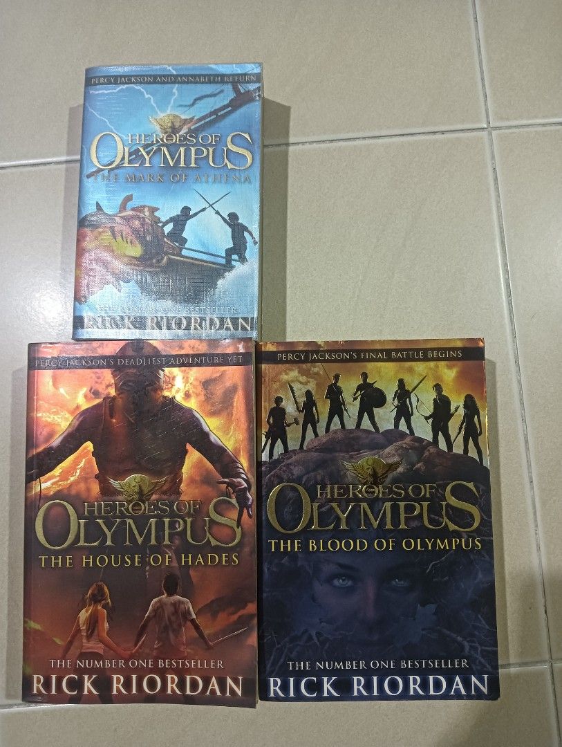 Heroes of Olympus Book Series by Rick Riordan, Hobbies & Toys, Books ...