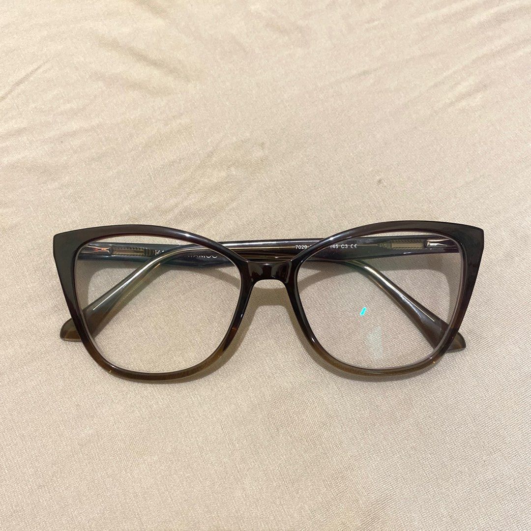 Kacamatamoo (+lensa minus blueray), Fesyen Wanita, Aksesoris di Carousell