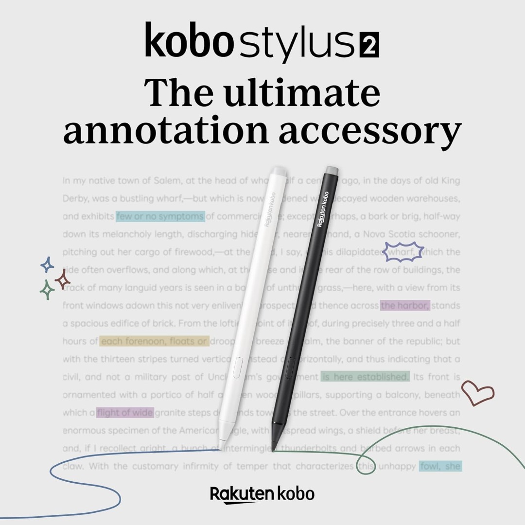 [ready white] Kobo Stylus 2 | Mark Up, Write Notes and Make Highlights ...