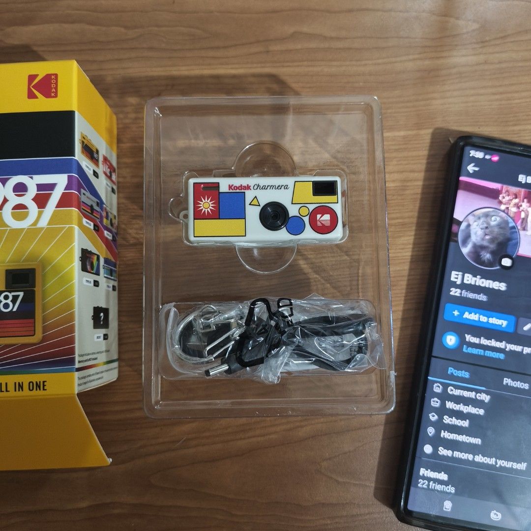 Kodak Charmera (Blue, Gray, Black), Photography, Cameras on Carousell