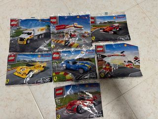 LEGO Ferrari & Shell V-Power Sets - New, Hobbies & Toys, Toys & Games ...