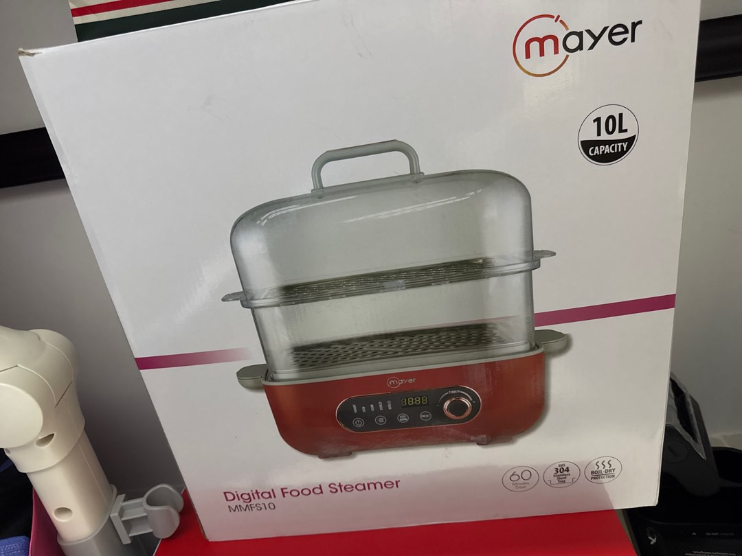 Mayer Digital Food Steamer - 10L Capacity, TV & Home Appliances ...
