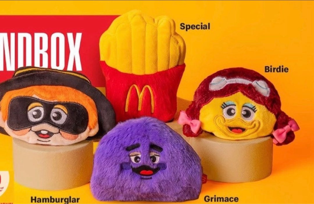Mcdonald MacDonald Mcd Pocket Pouch Blind Box Grimace Birdie Hamburglar ...