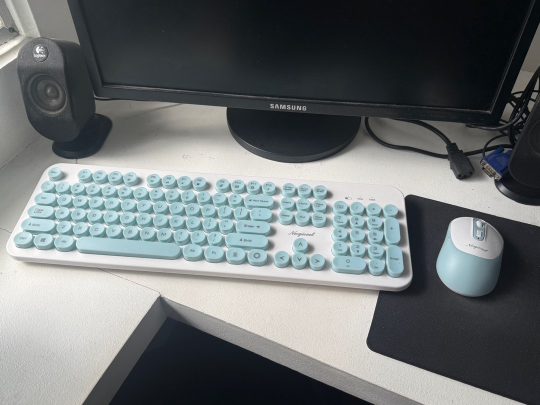 Norgicool Wireless Keyboard and Mouse Combo NKM282W, Computers & Tech ...