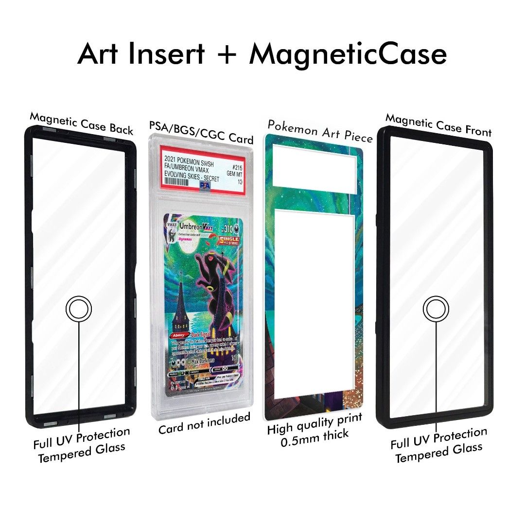 Pokemon Extended Art Frame for PSA Slab with/without casing, Hobbies ...