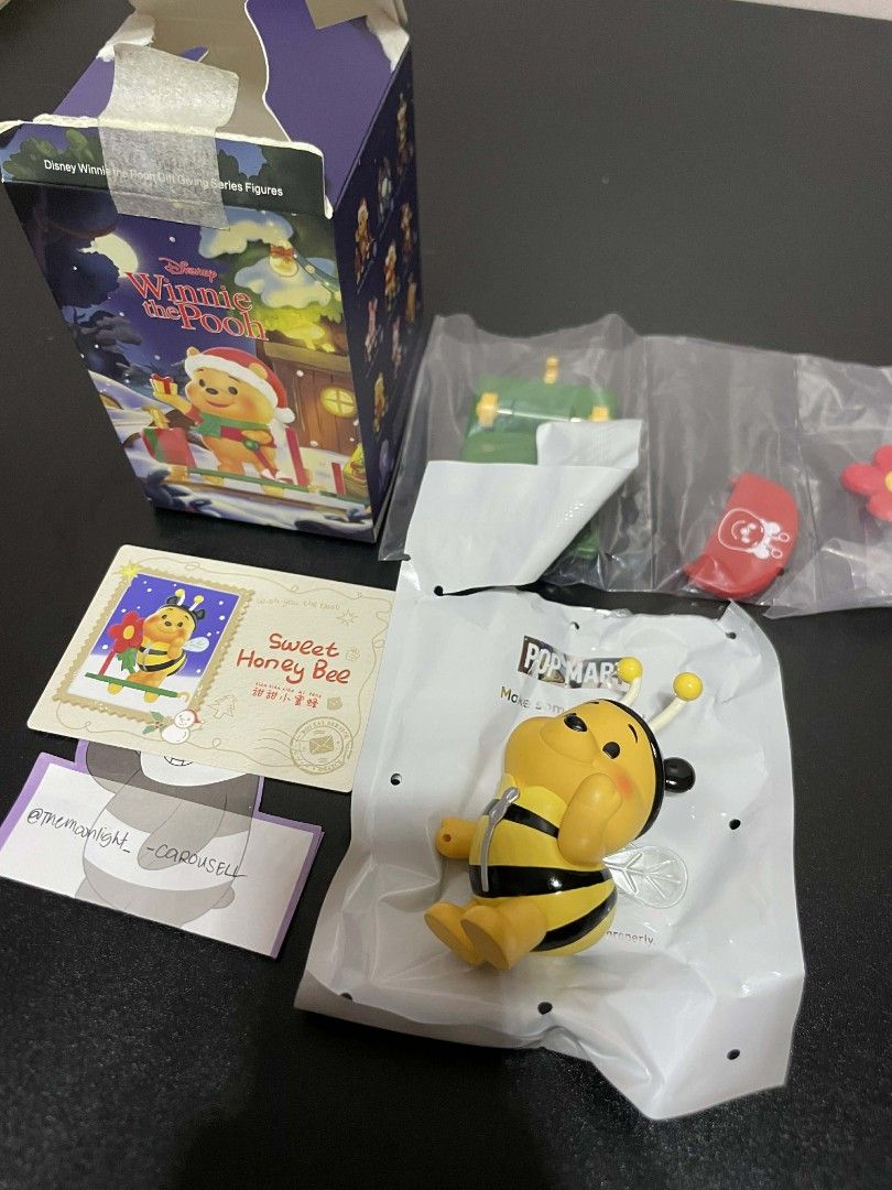 Pop Mart - Winnie the Pooh Sweet Honey Bee Figure, Hobbies & Toys, Toys ...