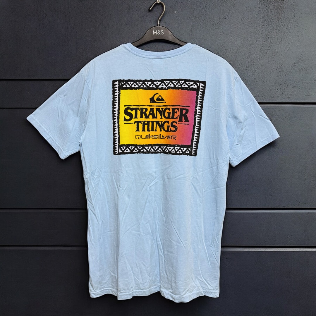 QUIKSILVER x Stranger Things Outsiders Mens T-shirt | kaos vintage ...