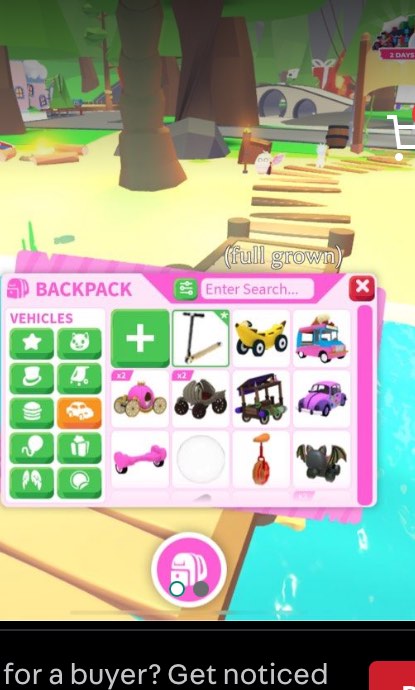 rare Adopt Me Vehicles, Video Gaming, Gaming Accessories, In-Game ...