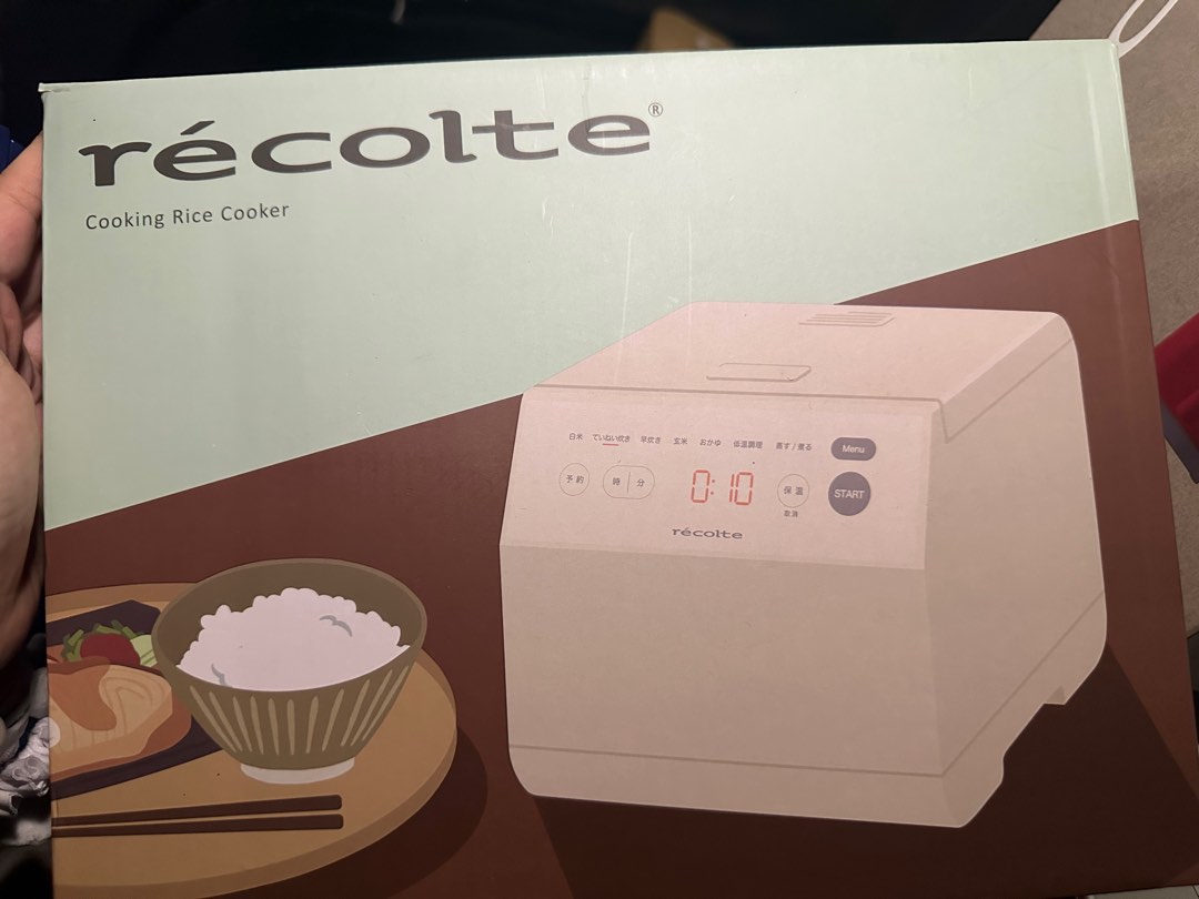 Recolte Cooking Rice Cooker RCR-2(W) 電飯煲, 家庭電器, 其他家庭電器 - Carousell