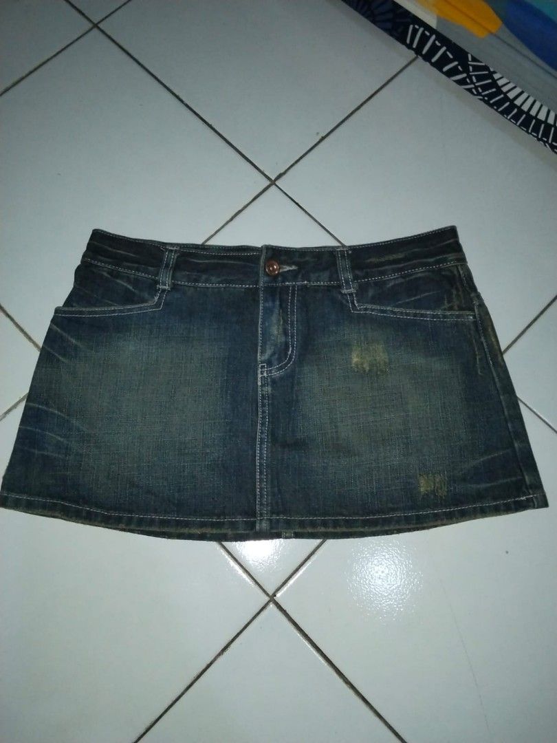 🔥ROK MINI DENIM BILLABONG ORIGINAL🔥, Fesyen Wanita, Pakaian Wanita ...