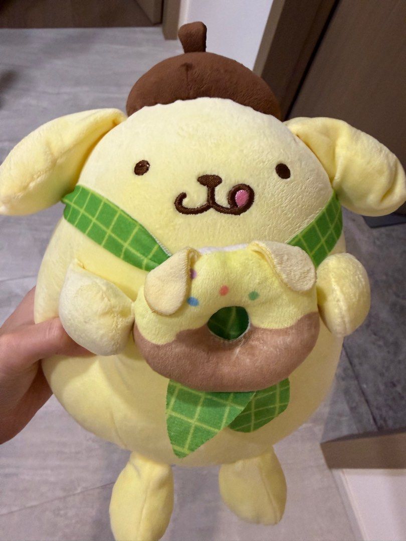 Sanrio Pom Pom Purin Plush Toy, Hobbies & Toys, Toys & Games on Carousell