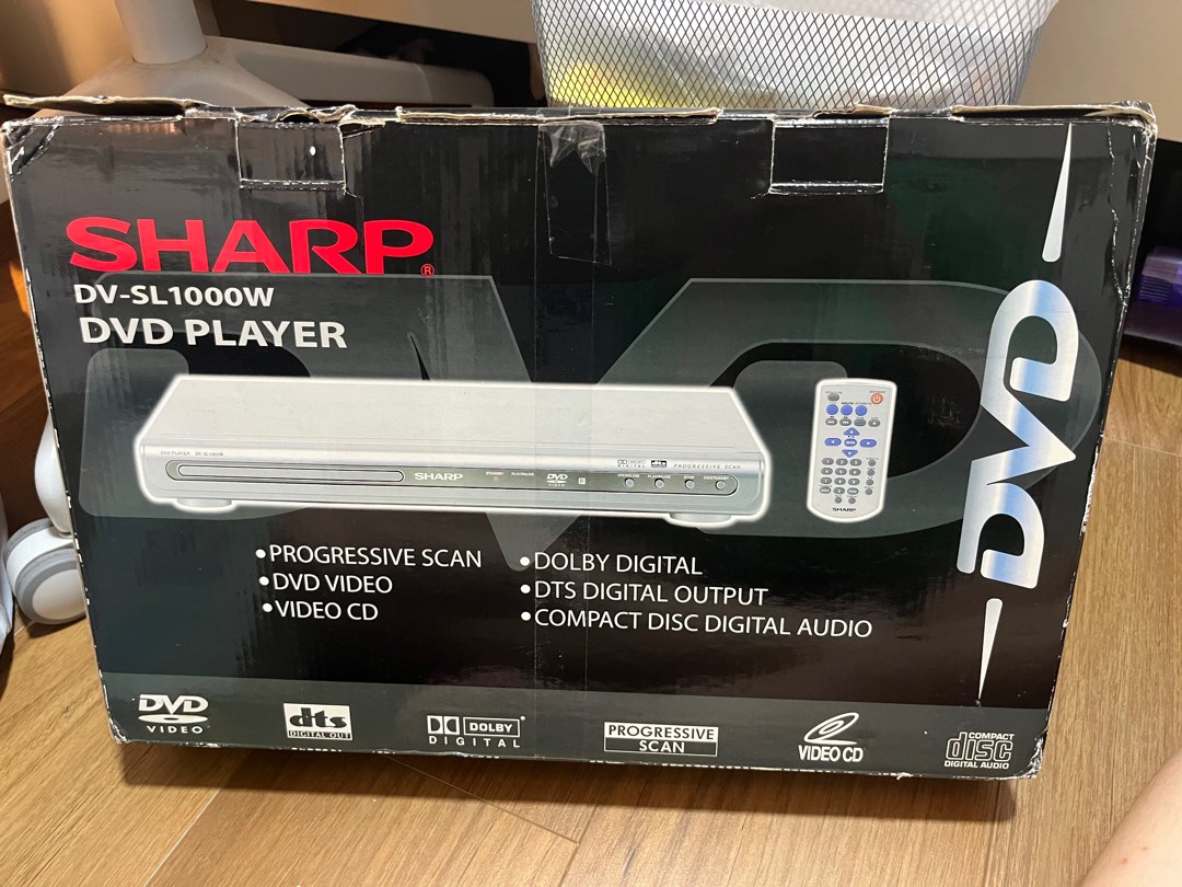 sharp dv-sl1000w dvd cd player, TV & Home Appliances, TV ...