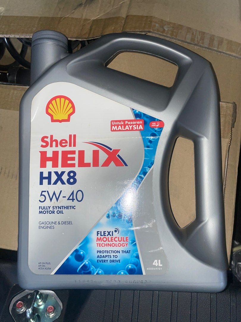 Shell Helix HX8 5W-40 4L Motor Oil(ORI), Auto Accessories on Carousell