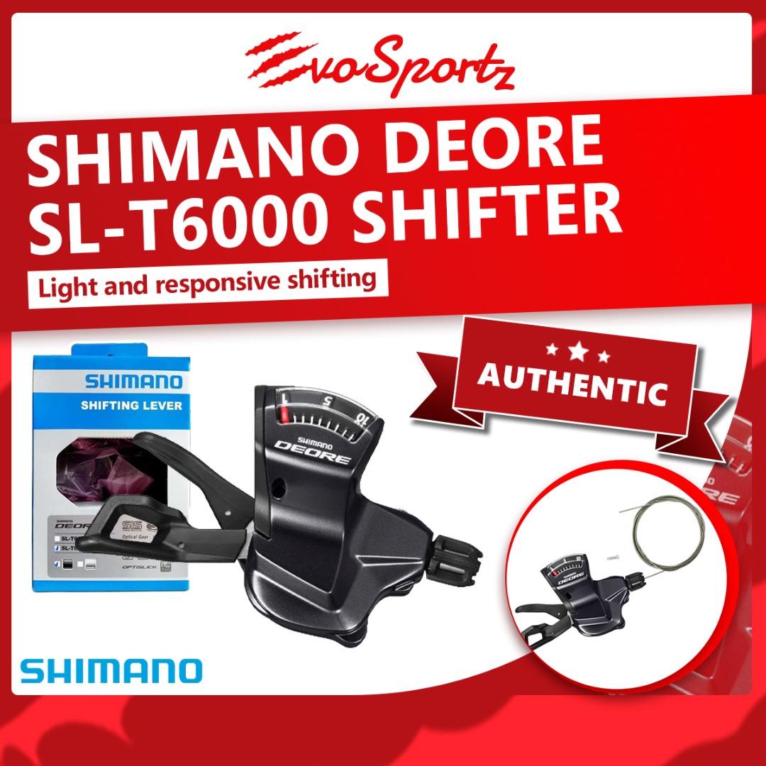 Shimano Deore SL-T6000 Shifter | Genuine 10 Speed Shimano Rapidfire ...