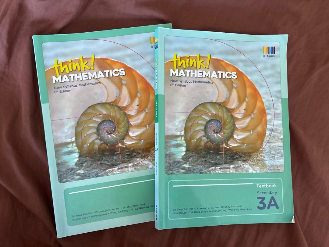 Think! Mathematics Textbook Secondary 3A3B, Hobbies & Toys, Books ...