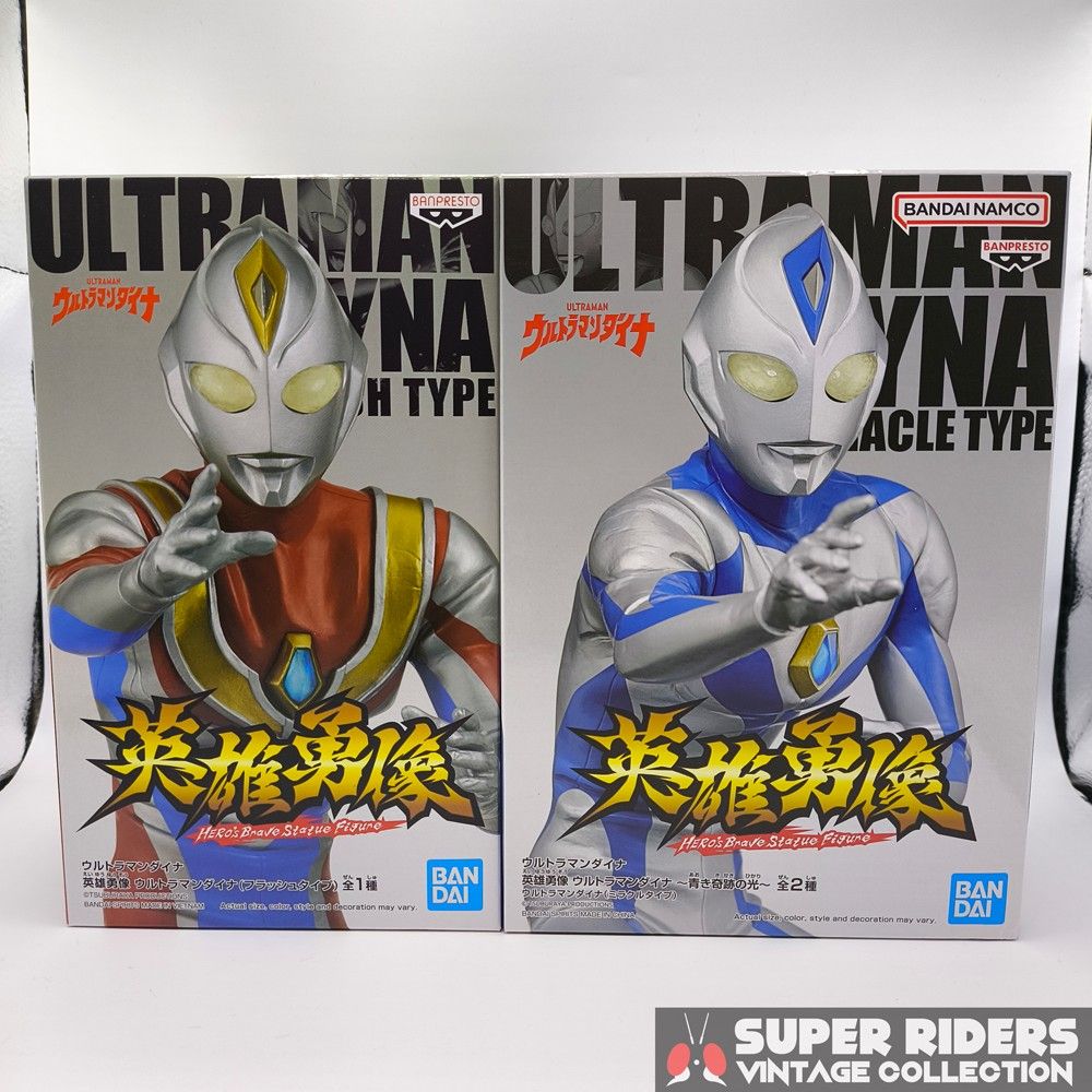Banpresto Hero's Brave Statue Figure Ultraman Tiga/Dyna/Gaia/Agul/Zero ...
